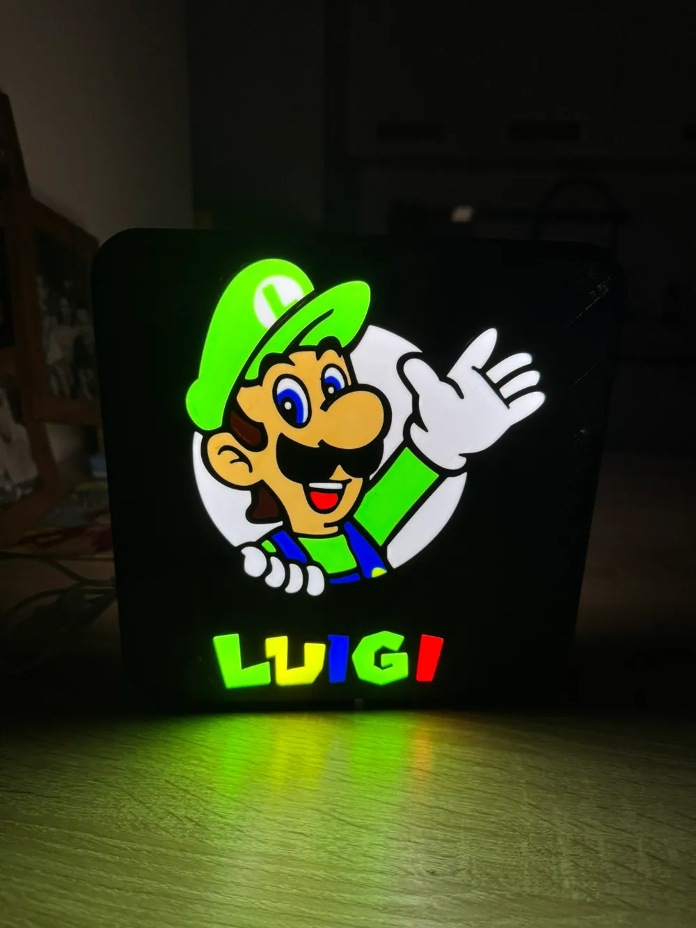 Light Mario Luigi 2 face LED by guillaume76620 - MakerWorld