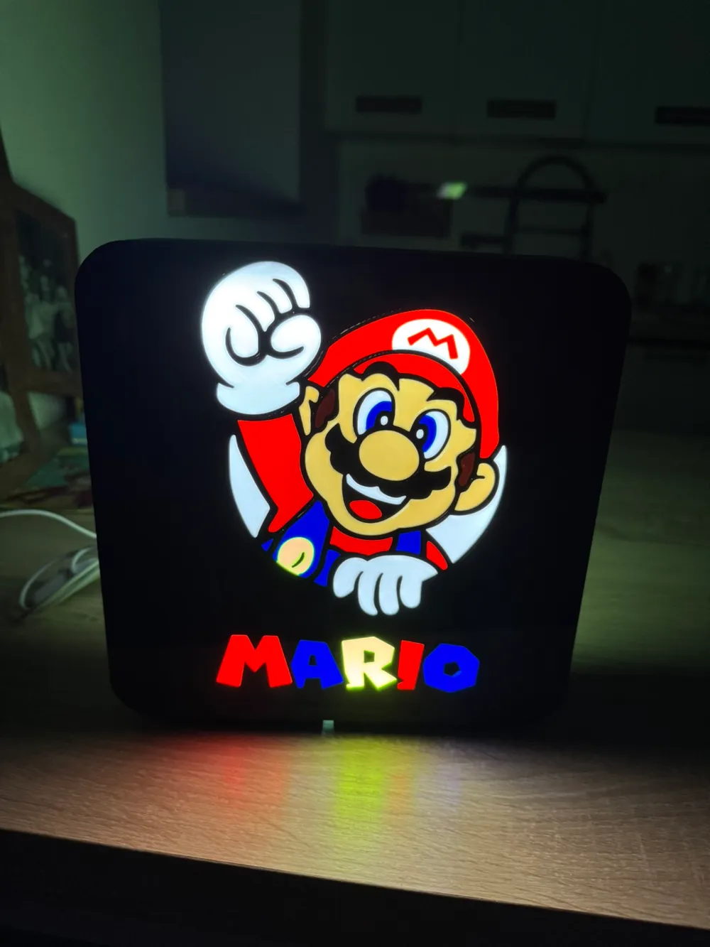Light Mario Luigi 2 face LED by guillaume76620 - MakerWorld