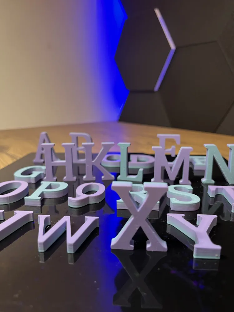 Decorative Letters A-Z scalable - Free 3D Print Model - MakerWorld