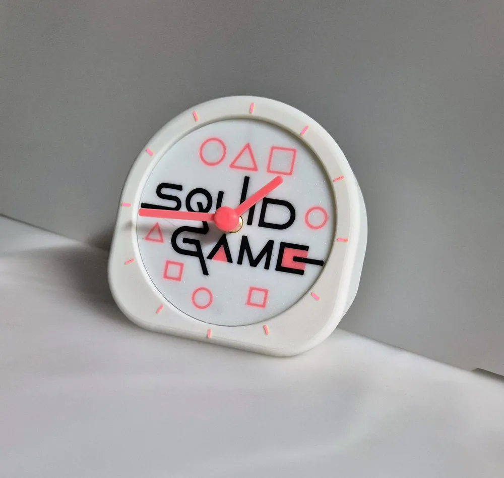 Simple clock for fans of the SQUID GAME series by JLA1mini MakerWorld ...