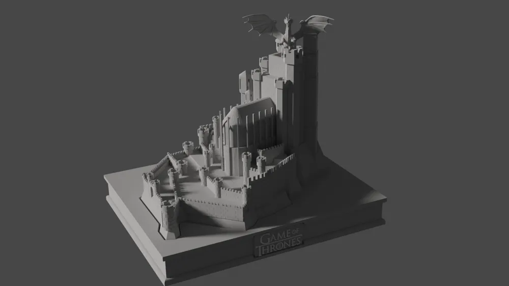 King's Landing - Game of Thrones -Red Keep by 3D URSA MakerWorld ...