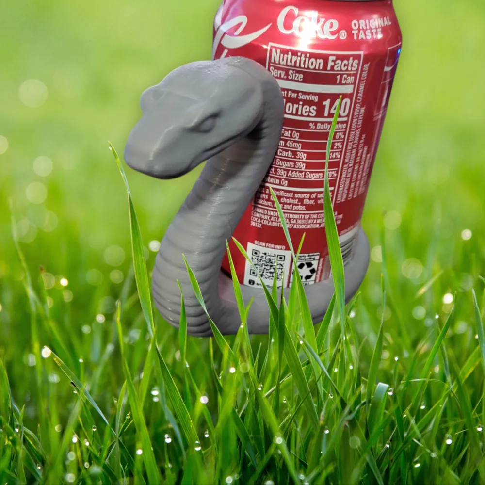 Snake can holder COASTER by Ramsey3d - MakerWorld