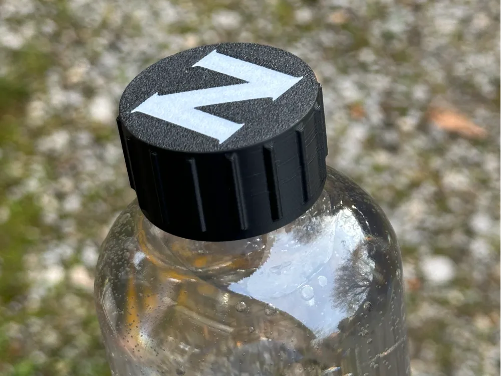 Bottle Cap Refill Me Glas Bottle by Nic - MakerWorld