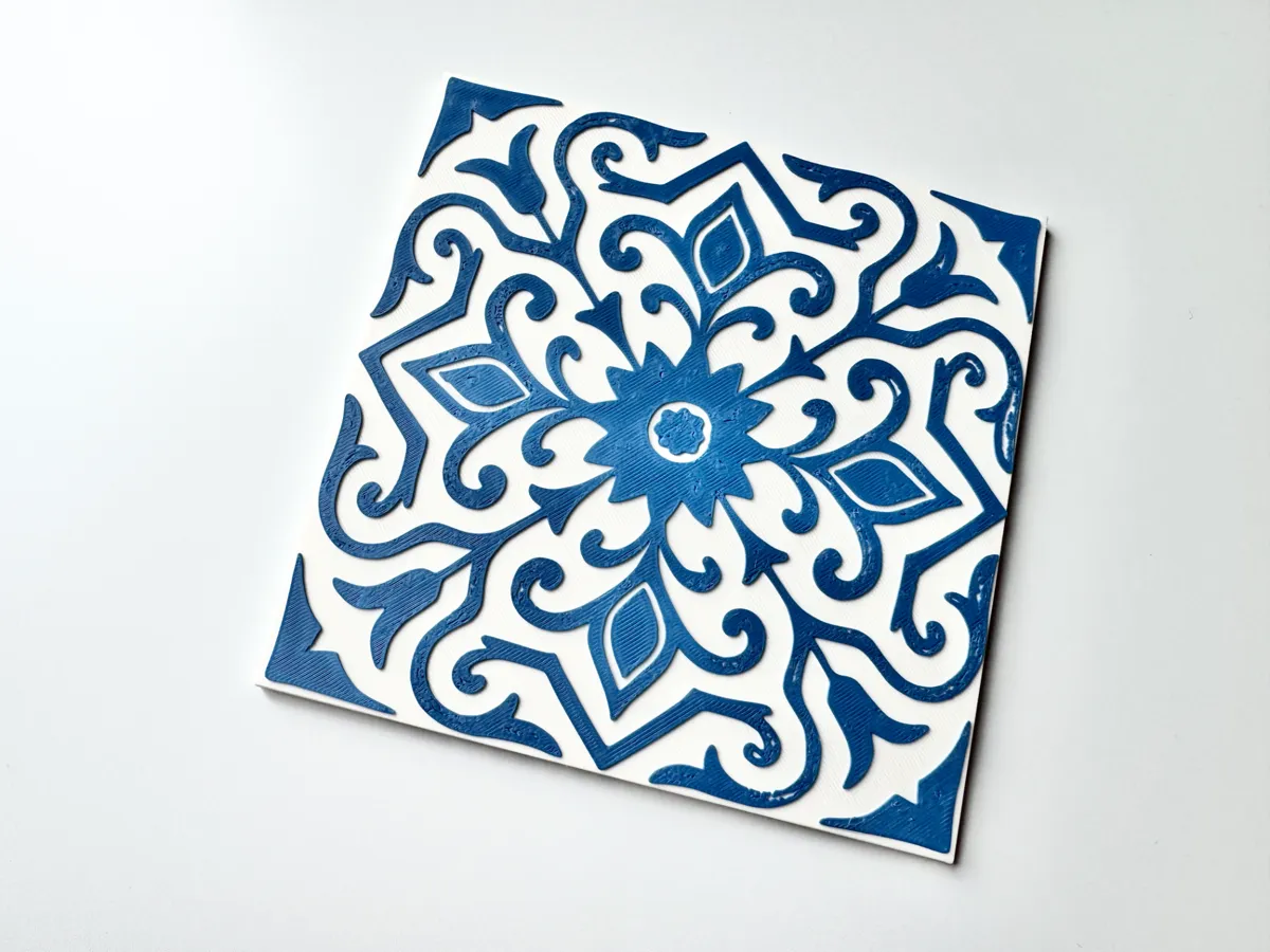 Portuguese azulejo tile - Free 3D Print Model - MakerWorld