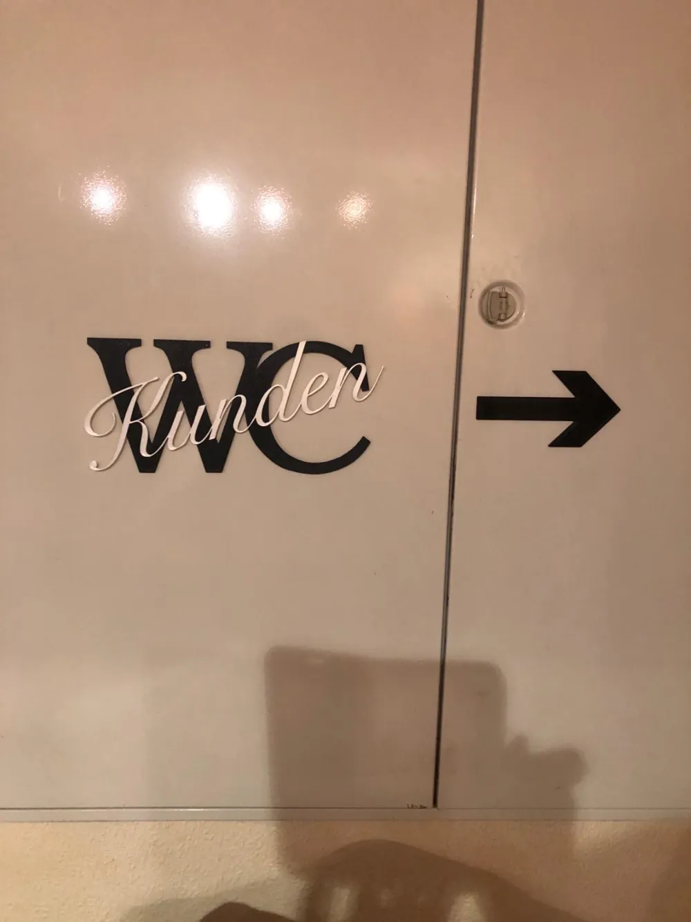 Toilet Sign / WC Kunden Schild by Fugge84 - MakerWorld