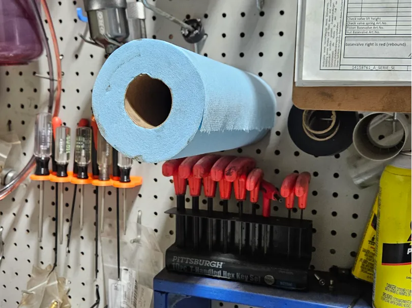 Pegboard Paper Towel/ Multi Purpose Tube Organizer - Free 3D Print ...