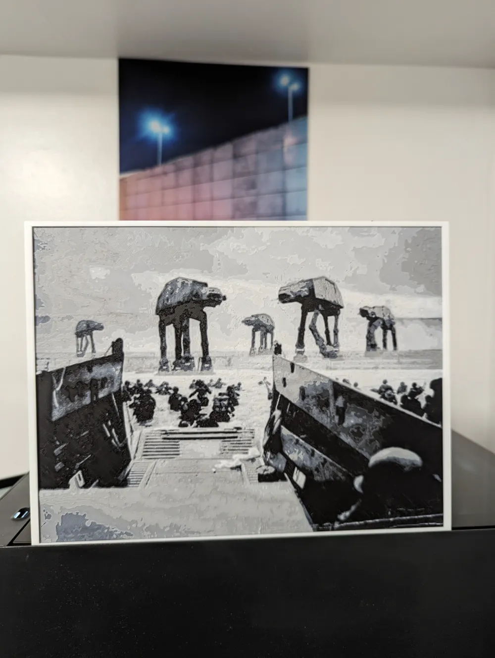 WWII Star Wars AT-AT Normandy Beach Landing hue by PAPA Emeritus IV ...