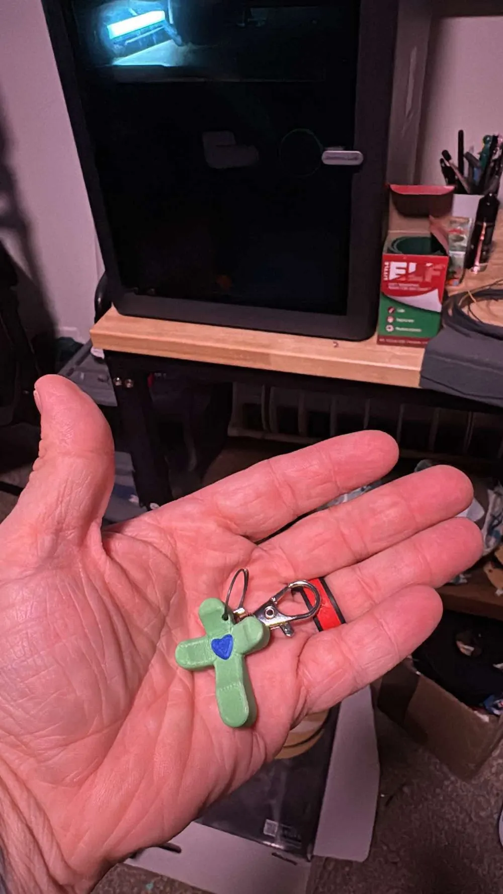 The Worry Cross Key Chain Remixed by The Worry Cross MakerWorld ...