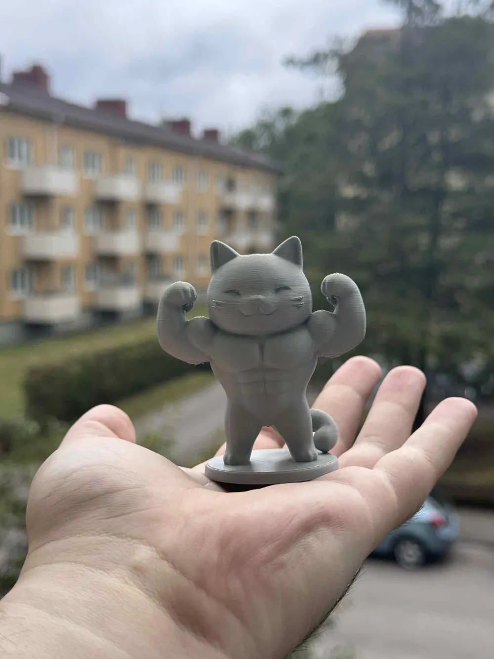 Gato Sigma – Figura de Gato Musculoso por humilak MakerWorld: Descarga ...