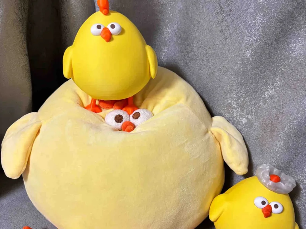 Dundum Chicken (Multi-Part Version) MINISO IP by lengfeng MakerWorld ...