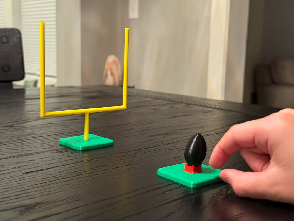 Table Top Football Field Goal Game w/ Ball by L10design - MakerWorld