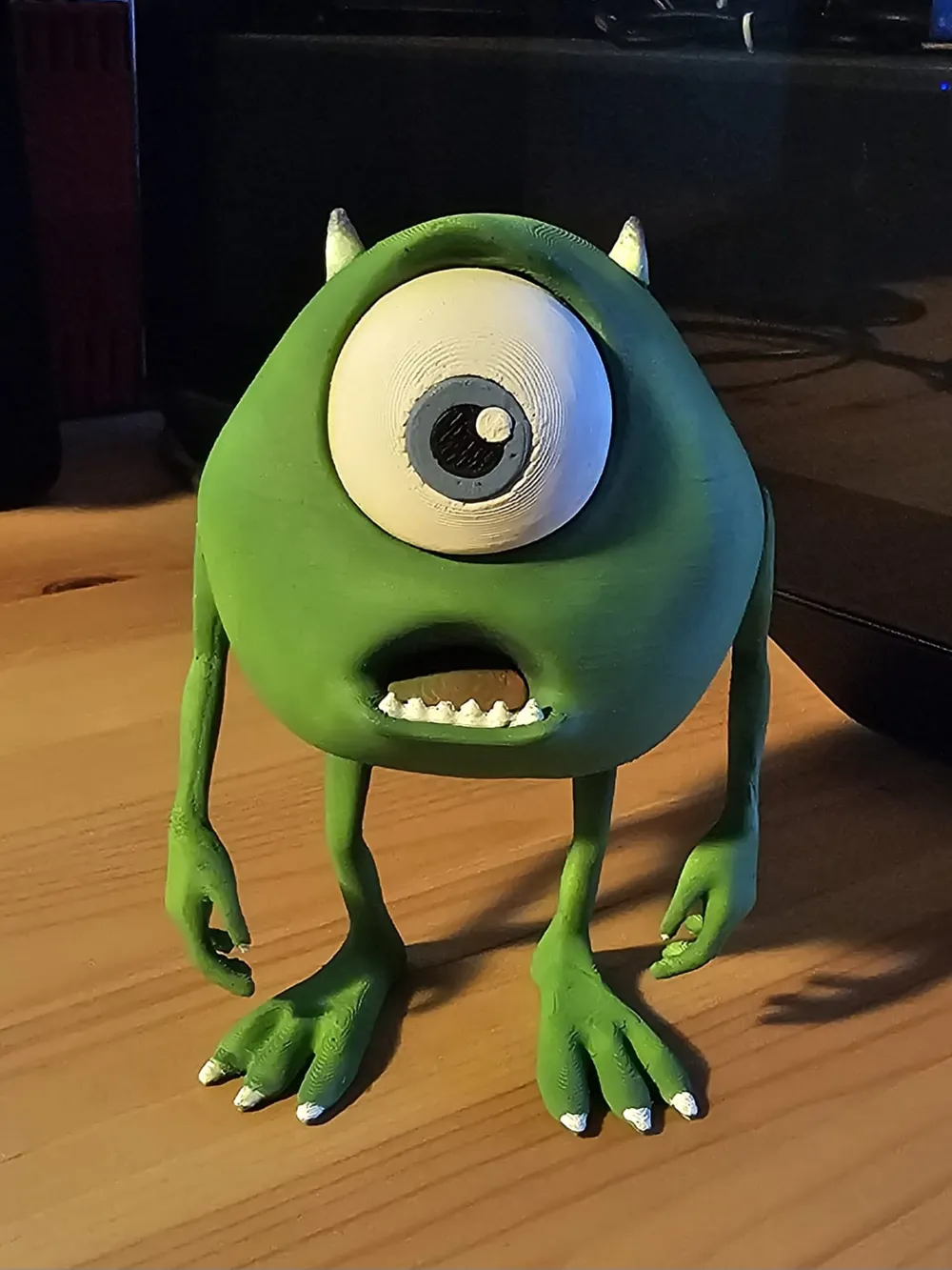 Mike Wazowsky (separate parts) - Free 3D Print Model - MakerWorld