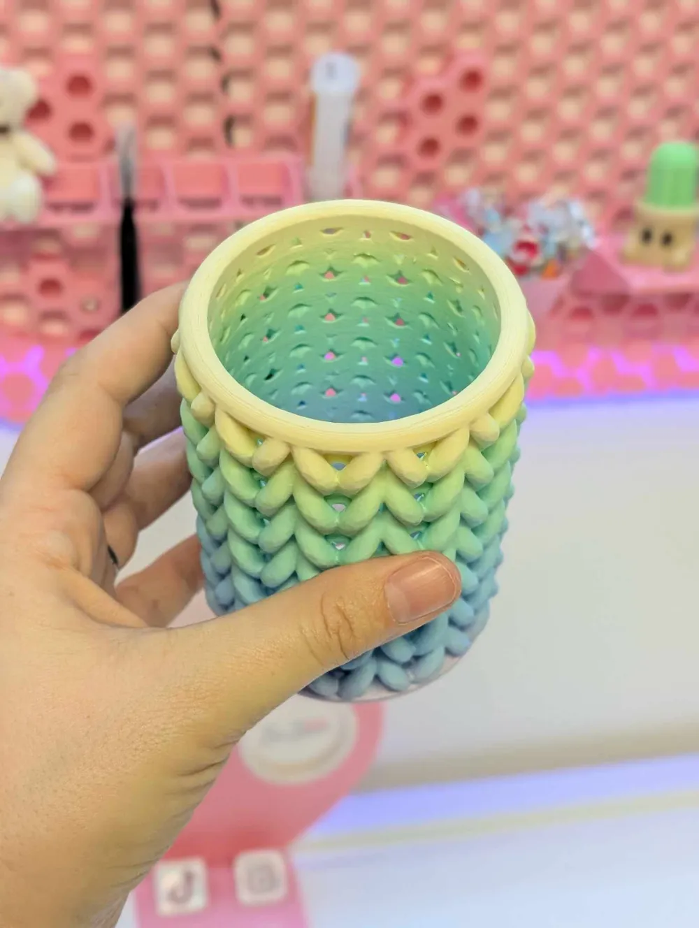 Knit Texture 355ml Can Cozy - Free 3D Print Model - MakerWorld