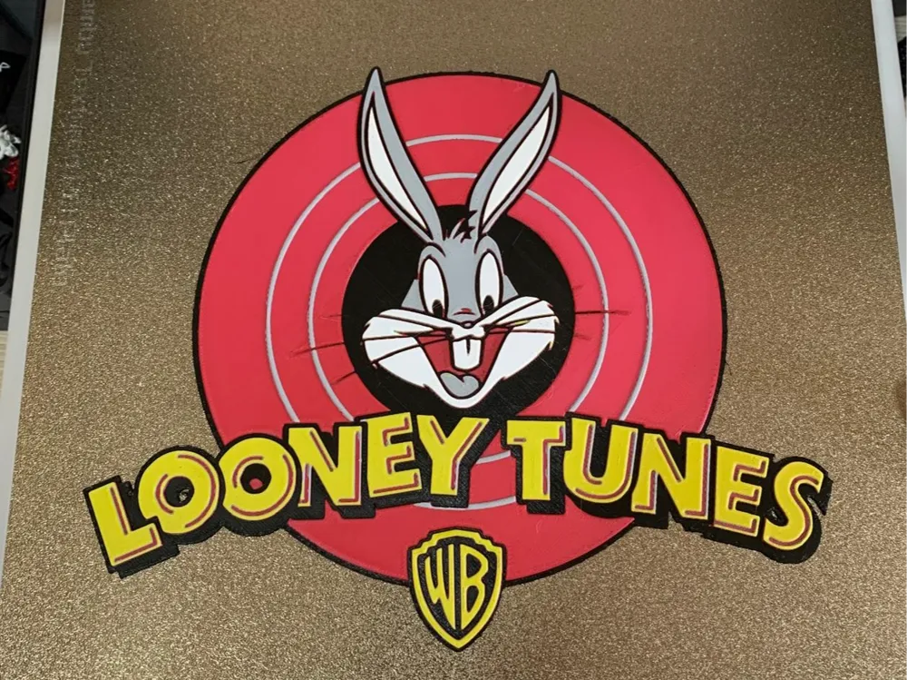 Looney Tunes Cartoon painting hueforge by Marcelo Cuin MakerWorld ...