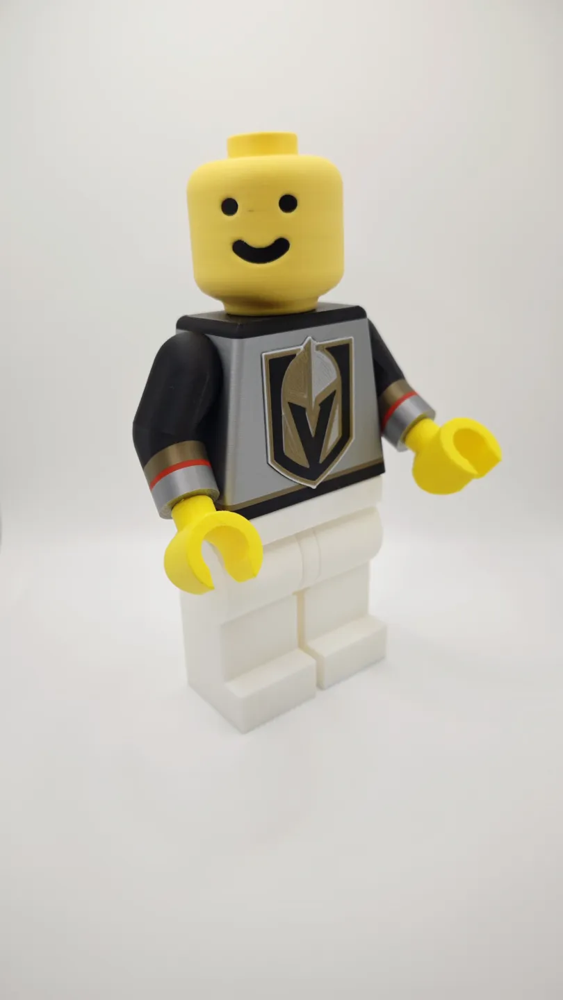 NHL Brick Man - Vegas Golden Knights (500%) - Free 3D Print Model ...