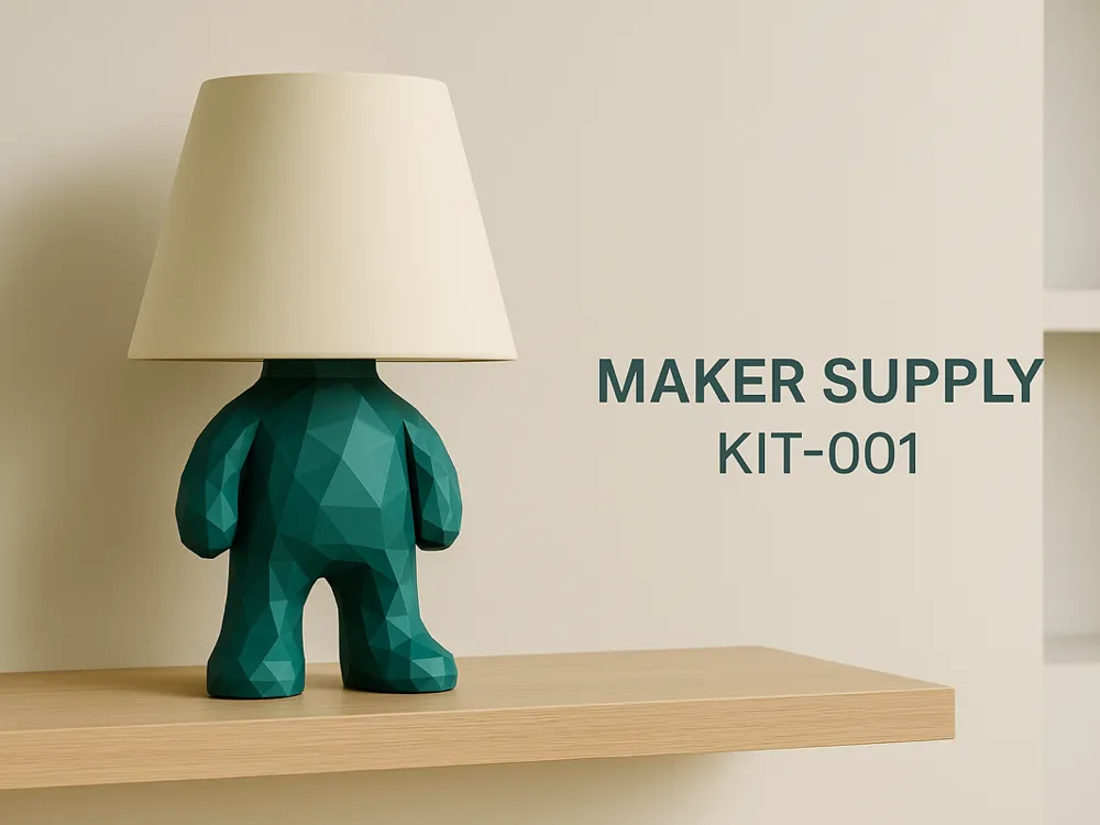 KUBU mini Playful Low Poly Table Lamp by 𝓒𝓲𝓹𝓻𝓲𝓪𝓷𝓲 𝟑𝓓𝓮𝓼𝓲𝓰𝓷 ™️ Cipriani 3Design MakerWorld ...