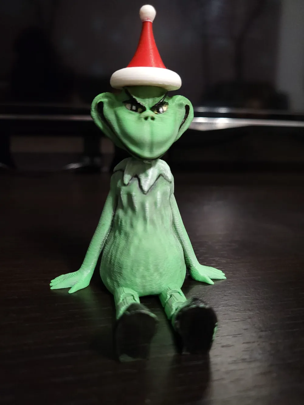 Articulated Christmas Grinch with flexible legs by Ireality MakerWorld ...