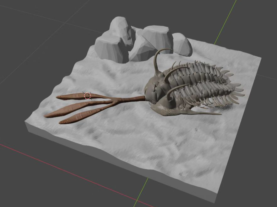 Trident Trilobite by Relaxed Fish MakerWorld: Download Free 3D Models