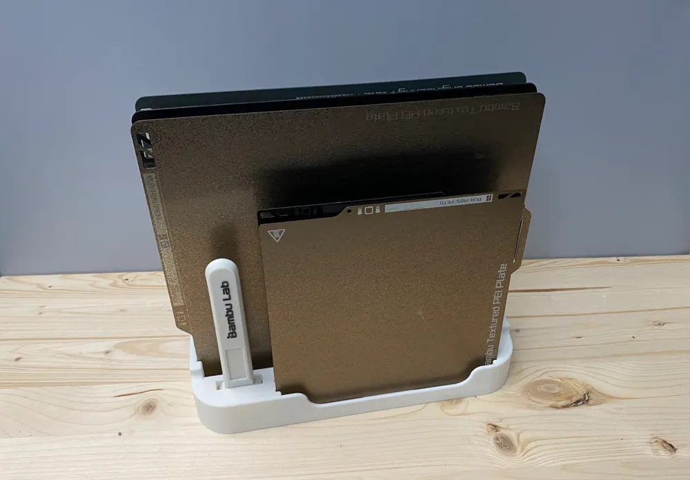 Bambu Lab plates holder and scraper holder by Lukis3DStudio - MakerWorld