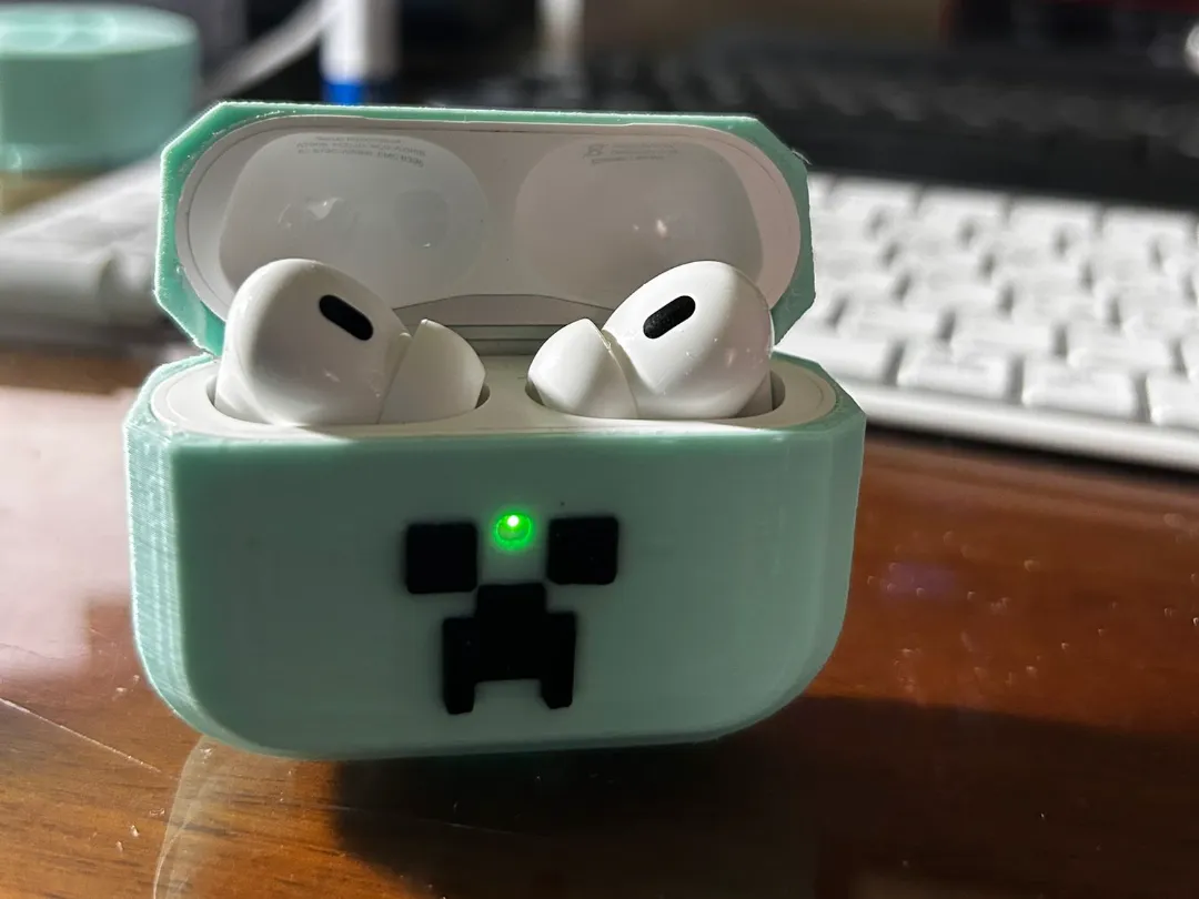 Creeper AirPods Pro 2 Hülle – Kostenloses 3D-Druckmodell – MakerWorld