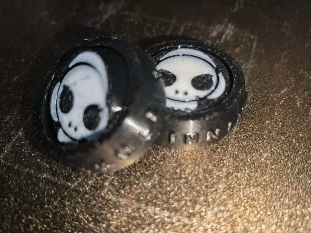 Skull Fidget Spinner - Halloween by Mr.Holmes.Wang - MakerWorld