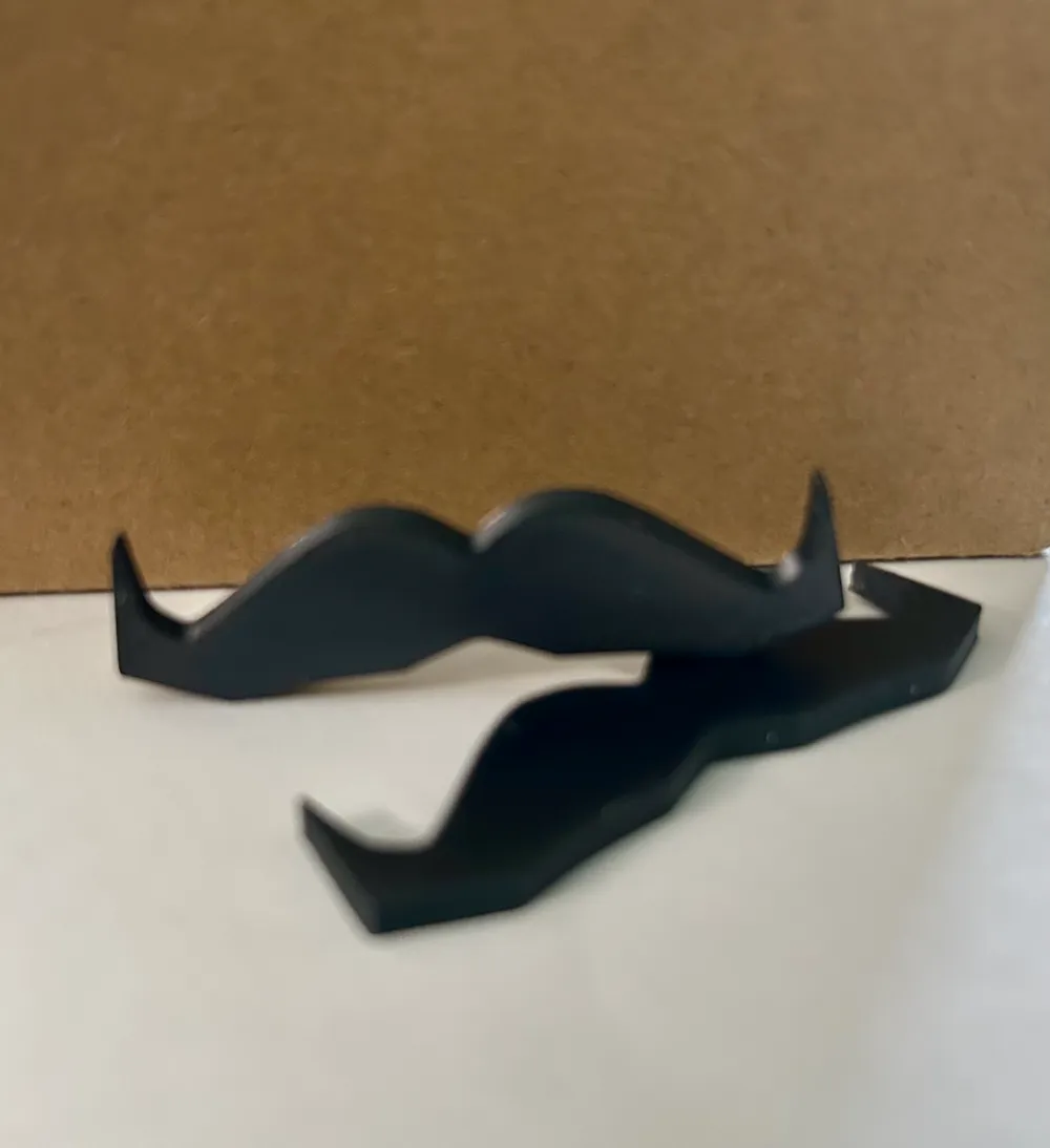Movember Magnet Moustache Mustache (6mmX2mm) - Free 3D Print Model ...
