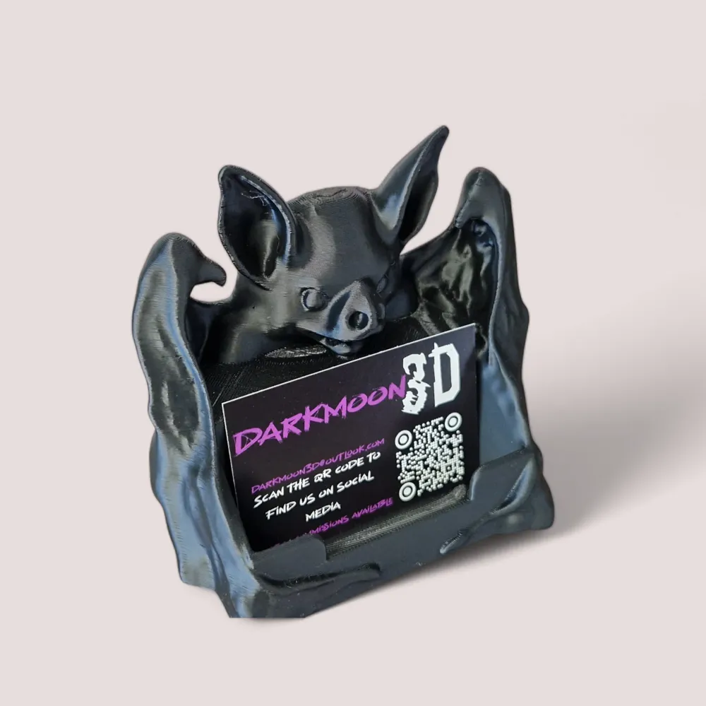 Vampire Bat Business Card Holder for Market Stalls by Darkmoon Curiosities MakerWorld: Download ...