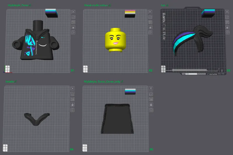 Brick Wyldstyle (Lucy) Toilet Paper Holder Remixed by lochmis - MakerWorld