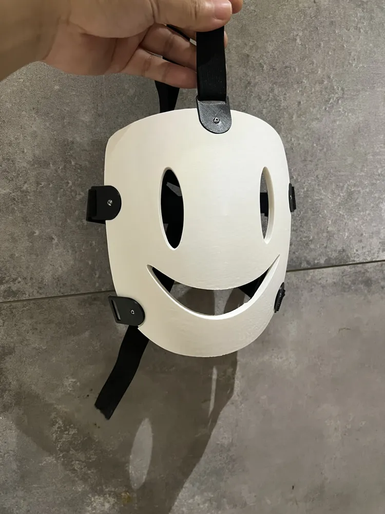 Smiley Killer Mask - Free 3D Print Model - MakerWorld