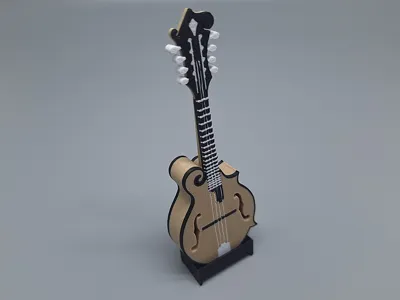 F-style Mandolin - Free 3D Print Model - MakerWorld