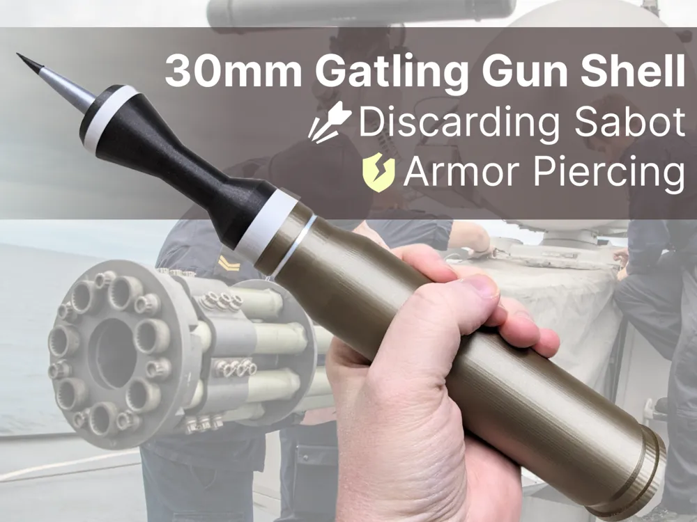 Gatling Autocannon 30mm Discarding Sabot Round by Rexi Labs - MakerWorld