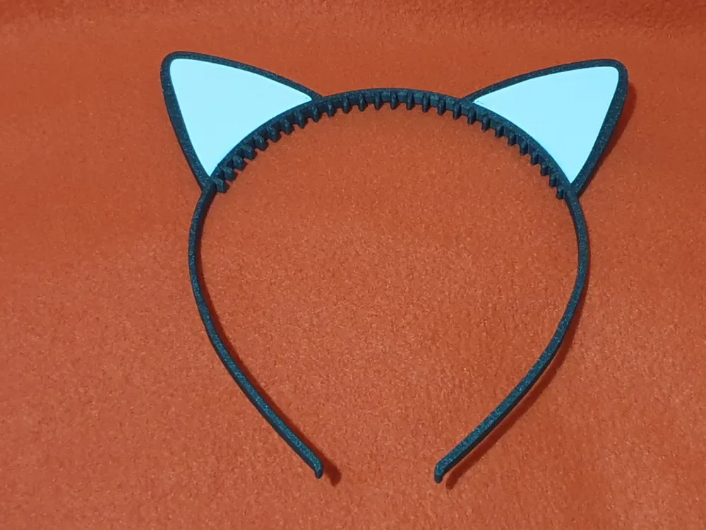 Cute Cat Ears Headband by constantinost - MakerWorld