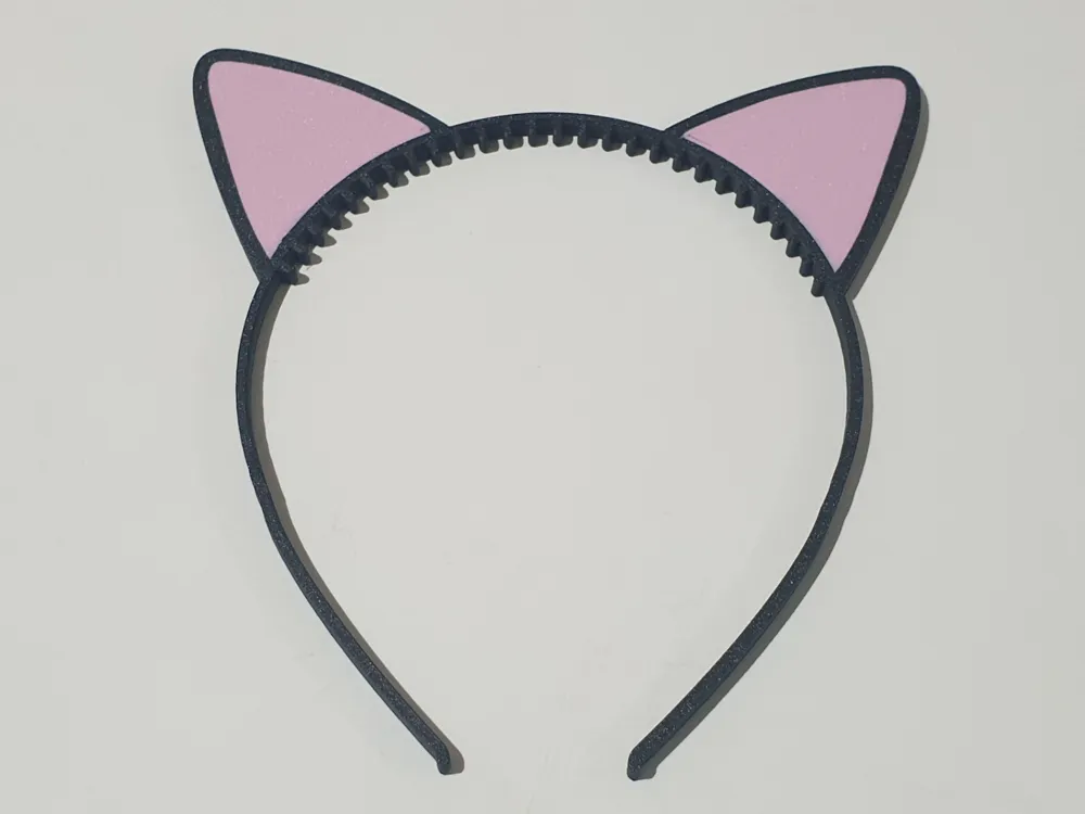 Cute Cat Ears Headband by constantinost - MakerWorld