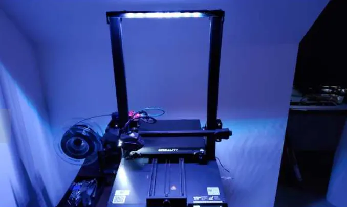 3D Printer LED Spotlight lighting for T-Slot Rails by Maker Dave ...
