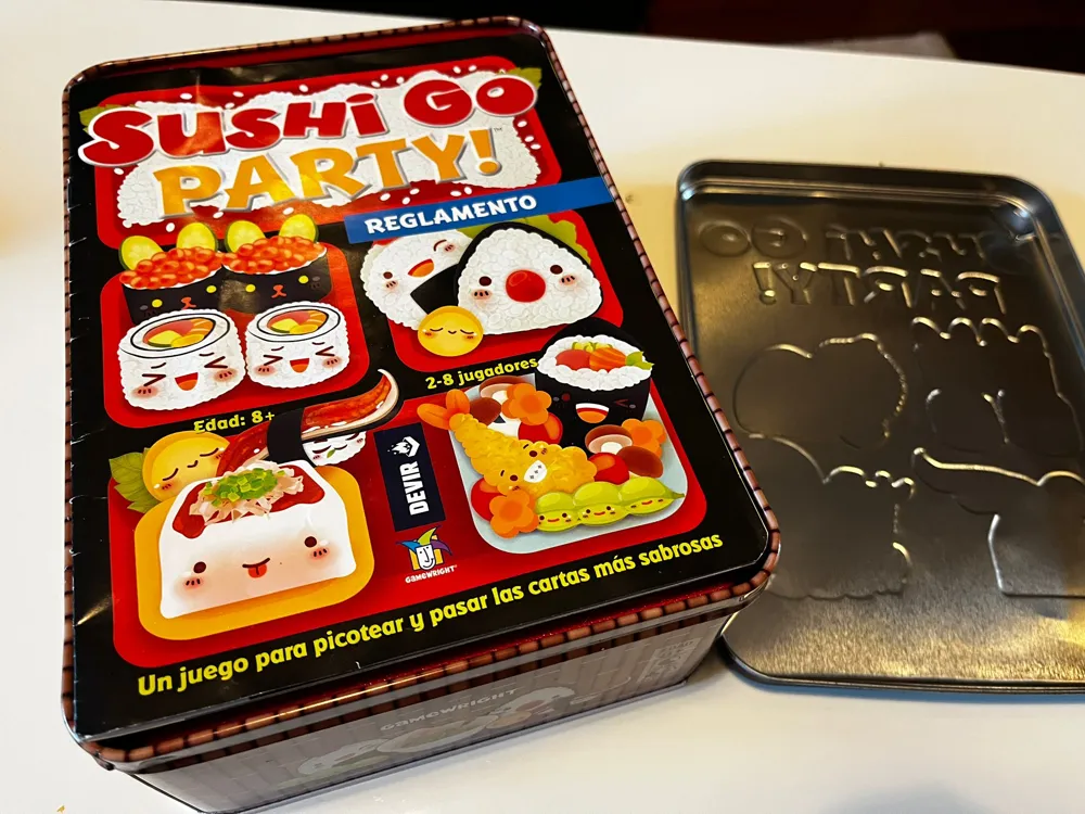 SUSHI GO PARTY Organized Box - Free 3D Print Model - MakerWorld