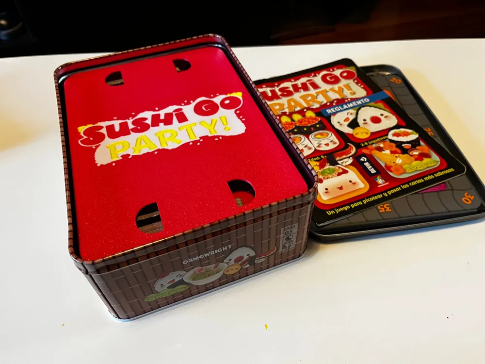 SUSHI GO PARTY Organized Box - Free 3D Print Model - MakerWorld