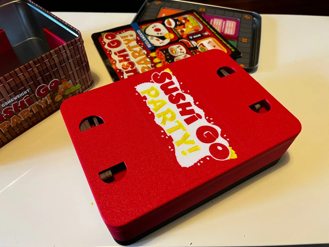 SUSHI GO PARTY Organized Box - Free 3D Print Model - MakerWorld