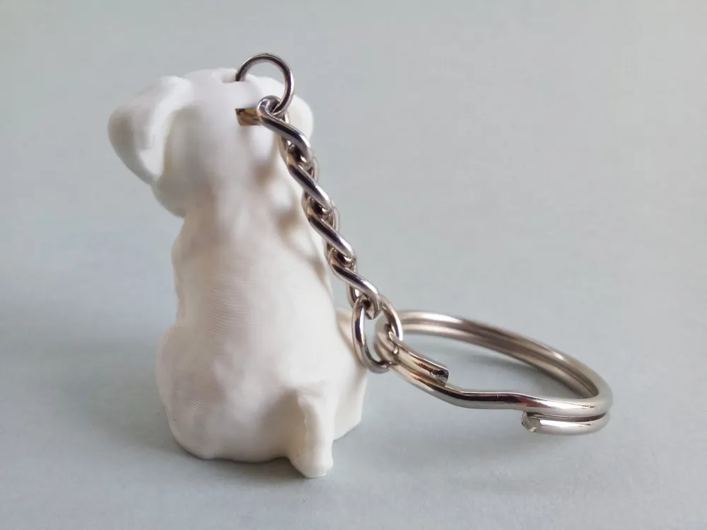 Little Maltese Dog - Keychain Edition by Wölhart MakerWorld: Download ...