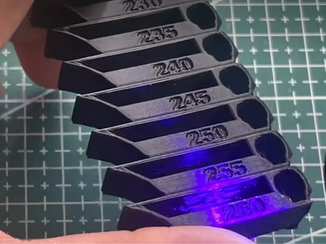 Temperature Tower Test Model with Video Tutorial PETG PLA filament ...