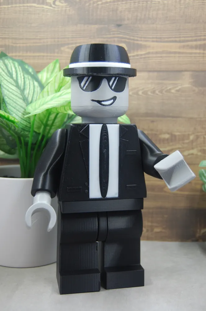 Roblox Forsaken “Chance” – 500% Brick Figure - Free 3D Print Model ...