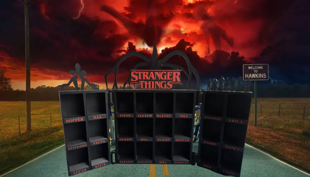 Stranger Things KinderJoy Funko Display Foldable - Free 3D Print Model ...