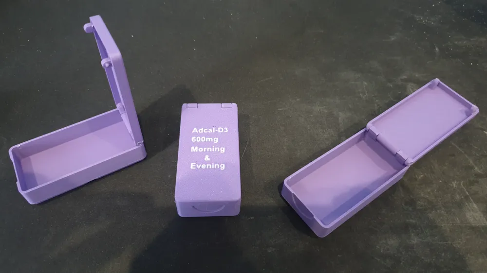 Gridfinity Box (1x2 3U) with Lid by Hamstah - MakerWorld