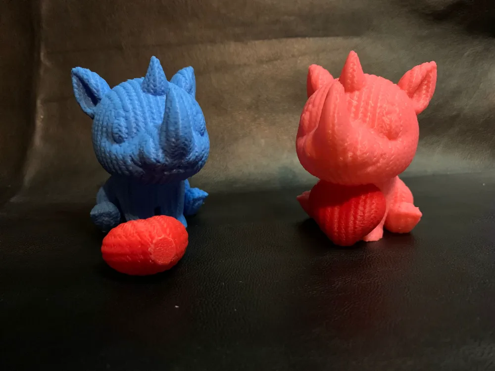 Knitted Rhino of Love by Valkyrie Forge - MakerWorld