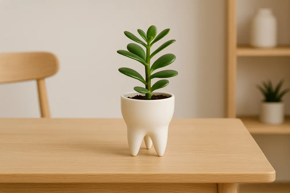 Tooth-Shaped Planter – Pot for Succulents - Decor - Free 3D Print Model ...