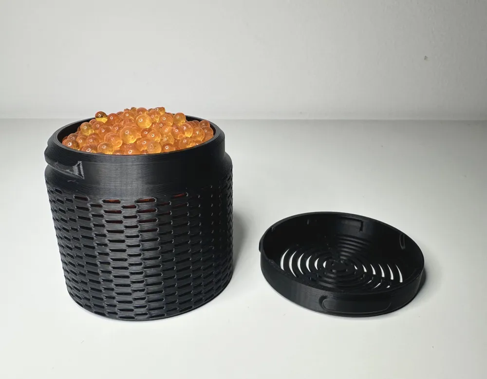 Silica Container – Twist-Lock Lid - Free 3D Print Model - MakerWorld