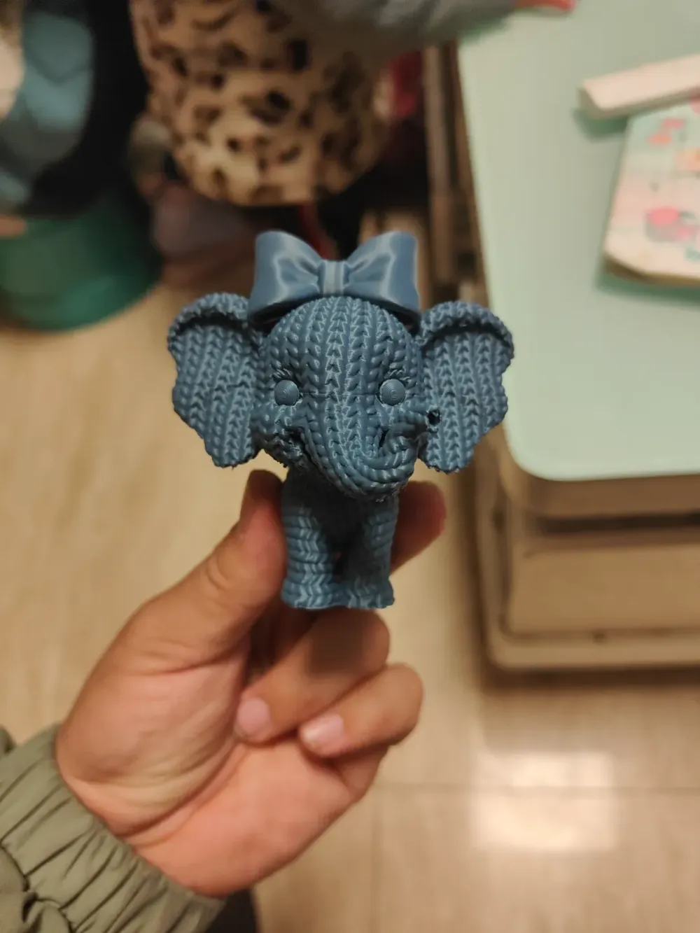 Adorable Knitted Little Elephant by liupeiyty MakerWorld: Download Free 3D Models