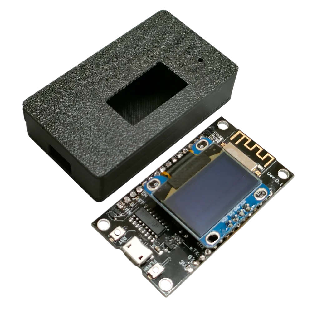 Compact NodeMCU ESP8266 + 0.96" OLED SSD1306 Case by cheeks MakerWorld ...
