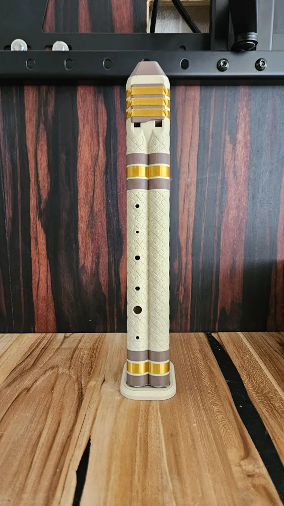 D5 Drone Flute v2 - Hijaz Tuning - Free 3D Print Model - MakerWorld