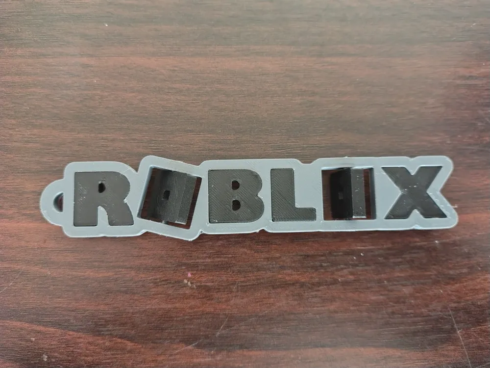 Roblox Spinning Keychain No AMS - Free 3D Print Model - MakerWorld