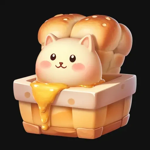 Bread Kitten by 桥 - MakerWorld